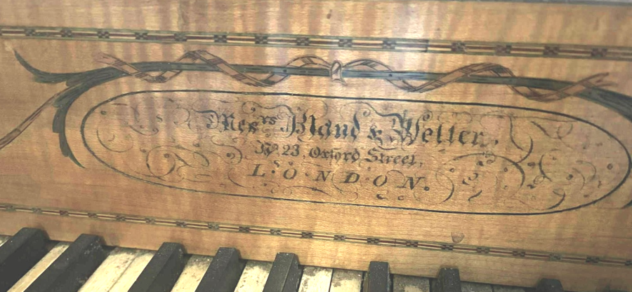 Friends of Square Pianos - Bland & Weller c.1800